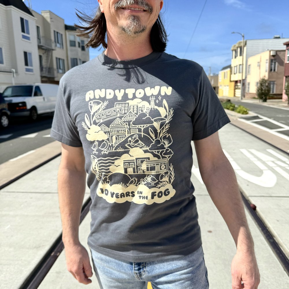 10 Years In The Fog T-Shirt – Andytown Coffee Roasters